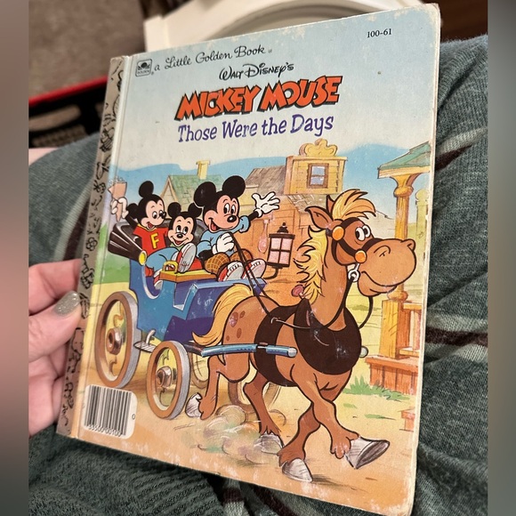 Other | Mickey Mouse Those Were The Days Little Golden Book | Poshmark